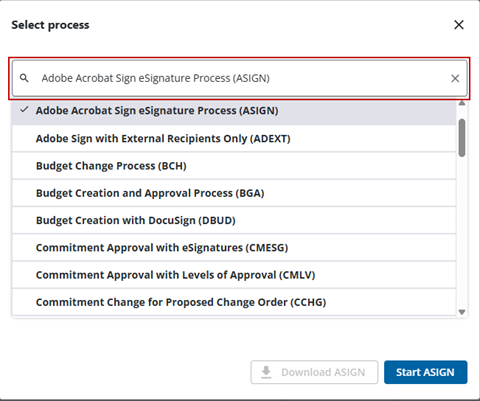 Processes For Project Page