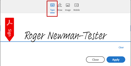 Electronically Signing (e-Sign) Documents