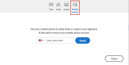 Electronically Signing (e-Sign) Documents