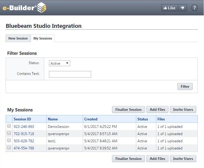 Add Files To An Existing Bluebeam Session